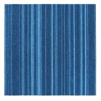 China Deep Ocean Blue (Navy Blue / Royal Blue)solution dyed nylon carpet tiles；PVC backing carpet tiles commercial;commercial flooring for high traffic areas for sale
