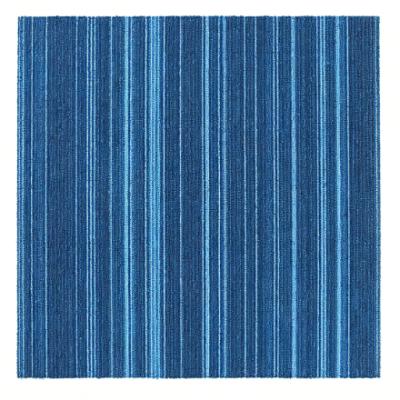 China Deep Ocean Blue (Navy Blue / Royal Blue)solution dyed nylon carpet tiles；PVC backing carpet tiles commercial;commercial flooring for high traffic areas for sale