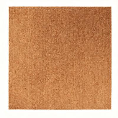 China Deep Caramel Brown (Dark Warm Brown / Dark Amber Brown),Loop Pile Carpet Tiles 1/12 Gauge Durable Office Flooring for sale