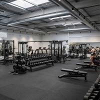 China Durable Rubber Gym Roll Flooring with Shock Absorption and Anti Slip Surface in 3mm10mm Thickness for sale