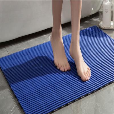 China Self Draining Open Grid Anti Slip PVC Mat 12mm For Shower And Commercial Wet Floors for sale
