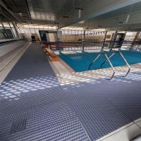China 12mm Tubular Drainage Anti Slip PVC Mat For Bathroom And Commercial Wet Floors for sale