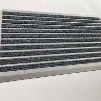 China Heavy Duty Aluminum Entrance Mat 10mm Thick Anti Slip Dust Control For Commercial Use for sale