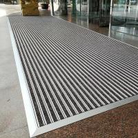 China Heavy Duty Aluminum Anti Slip Entrance Mat For Commercial High Traffic Areas for sale