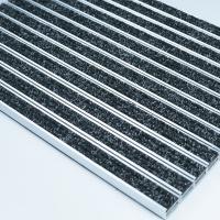 China Heavy Duty Aluminum Anti Slip Entrance Mat For Commercial High Traffic Areas for sale