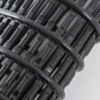 China Double Layer PVC Tube Drainage Mat Round Rod Open Grid Anti Slip PVC Mat for Pool Kitchen and Wet Area for sale