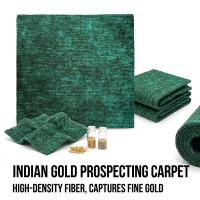 China 1800GSM Gold Mining Carpet  PP & Polyester Blend Gold Sluice Mat with Waterproof Backing for sale