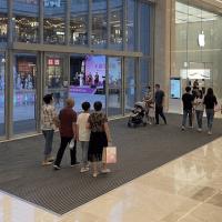 China High Traffic 6063-T5 Aluminum Alloy Walk Off Mat Custom Size for Commercial Buildings for sale