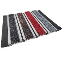 China High Traffic 6063-T5 Aluminum Alloy Walk Off Mat Custom Size for Commercial Buildings for sale