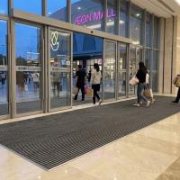 China High Traffic 6063-T5 Aluminum Alloy Walk Off Mat Custom Size for Commercial Buildings for sale