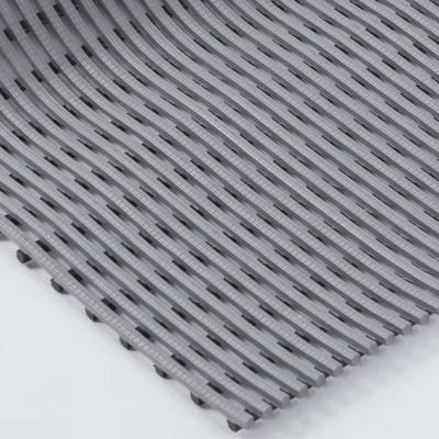 China 12mm Thickness Anti Slip PVC Floor Mat with Hollow Grid Design for Commercial Pool Drainage for sale