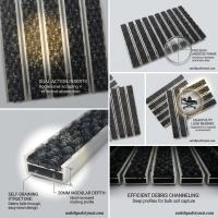 China High Traffic Entrance Mat 20mm Depth Hospital Entrance Medical Cart Load Bearing for sale