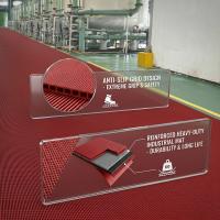 China Outdoor PVC Safety Mat 12mm UV Resistant Anti Slip Grid Poolside Locker Room Use for sale