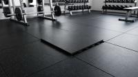 China Commercial Gym Mats 20mm SBR Rubber Heavy Duty Durable for Weightlifting Zones for sale