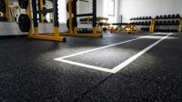 China Commercial Gym Mats 20mm SBR Rubber Heavy Duty Durable for Weightlifting Zones for sale