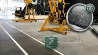 China Rubber Gym Mats 15mm Shock Absorbing Non Slip Flooring for Fitness Centers for sale