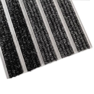 China 6063 T5 Aluminum Entrance Mats Recessed Walk Off Mat for sale