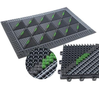 China PVC Interlocking Entrance Floor Tiles 25MM for sale