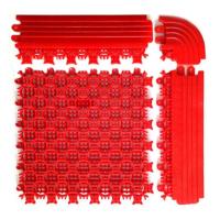 China 9MM Thick 20CMx20CM Anti Slip PVC Floor Mat For Balcony Toilet for sale