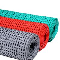 China 1cm Thick Heavy Duty Floor Roll Mats Open Grid Drainage Mats for sale