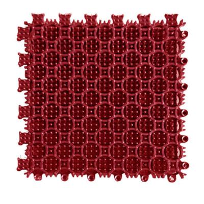 China FS3000B 9MM Thick PVC Tiles Anti Slip Safety Mat Outdoor Waterproof Entry Mat for sale
