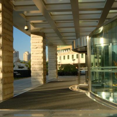 China 20cm Depth Aluminum Doorway Matting Outdoor Heavy Duty Entrance Matting Carpet for sale