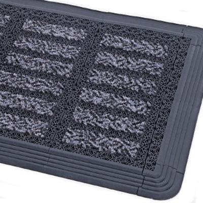 China Modular Entrance Non Slip Safety Matting Interlocking Carpet Entry Door Mats for sale