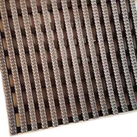 China Anti Slip PVC Mat Roll Open Grid Plastic Floor Mat 4 Way Water Drainage for sale