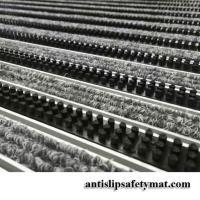 China Aluminum Carpet Dust Control Recessed Floor Mat For Public Building for sale