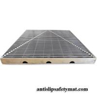 China Metal Grate Commercial Entrance Mats Slip Resistant Stainless Steel 304 for sale