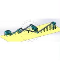 China Complete Organic Fertilizer Fermentation Production Line for Round Ball Press Pellet for sale