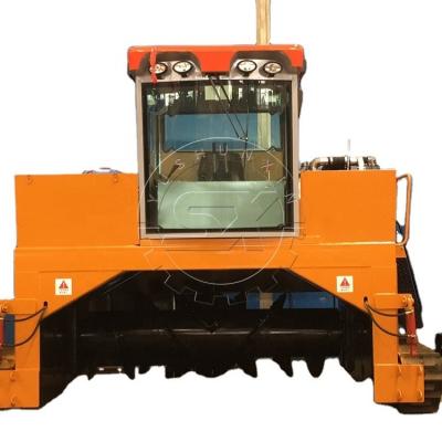 China 85hp Animal Manure Compost Turner Machine for 50m/h Fertilizer Production Equipment for sale