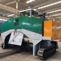 China Advanced Automatic Compost Turner Fertilizer Blender Machine for 10 Tons/day Capacity for sale