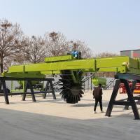 China Organic Fertilizer Low Energy Consumption Wheel Type Compost Turner for Farms 10000 KG for sale