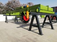 China Organic Fertilizer Low Energy Consumption Wheel Type Compost Turner for Farms 10000 KG for sale