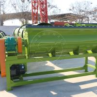 China 3-5t/h Cow Dung Manure Crusher and NPK Material Mixer for Organic Fertilizer Production for sale