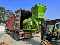 China Bulk Blending Fertilizer Granule Mixing Machine with Electrical Powered Agitator for sale