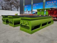 China Continuous Production Double-shaft Mixer with Even Mixing and Automatic Discharge for sale