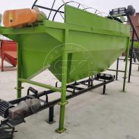 China Compost Trommel Vibrating Screen Drum Screen Machine with Hitting Cleaning Device for sale