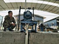 China 7kw Solid-liquid Separator for Drying Animal Manure and Producing Organic Fertilizer for sale