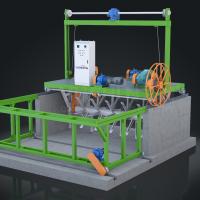 China Powerful 1.6 Meters Depth Sawdust Double Screw Groove Turning Machine with 20kW Power for sale