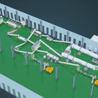 China 1-6 t/h Capacity Organic Fertilizer Granule Making Production Line Machine for Production for sale