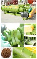 China Granulating Function Organic Fertilizer Granulator for Rabbit Dung Compost Pellets for sale