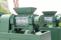 China Round Ball Press Pellet Double Roller Extrusion Granulator for High Working Efficiency for sale