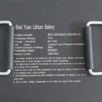 China Rechargeable BSY-60V50Ah LFP Battery Pack 2C Discharge For Electric Tricycle And E-Moped for sale