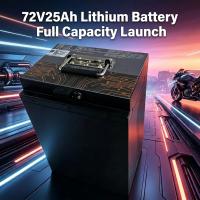 China 72V 25Ah LiFePO4 Battery Pack 1920Wh 1500 Cycles 0-55 for Electric Motorcycle E-bike for sale