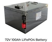 China 72V 100Ah LiFePO4 Lithium Battery Pack with 1500 Cycles for Electric Bicycles/Scooters for sale