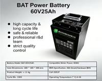 China 60V 25Ah Lithium Ion Battery Pack, 1500 Cycles 11kg Lightweight Battery for 2-Wheel Electric Scooter E-Bike 800W Motor for sale