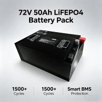 China 72V 50Ah Lithium Battery for Electric Scooters with 1500W Power and 1500+ Deep Cycle Lifespan for sale