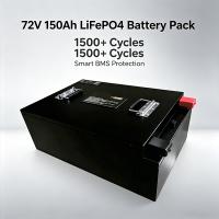 China 72V 150Ah Lithium Battery with LiFePO4 Material for Electric Vehicles - 1500 Cycle Life and High Capacity for sale